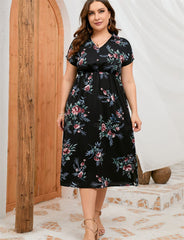Plus Size Emmy Midi Dress – Viho Shop