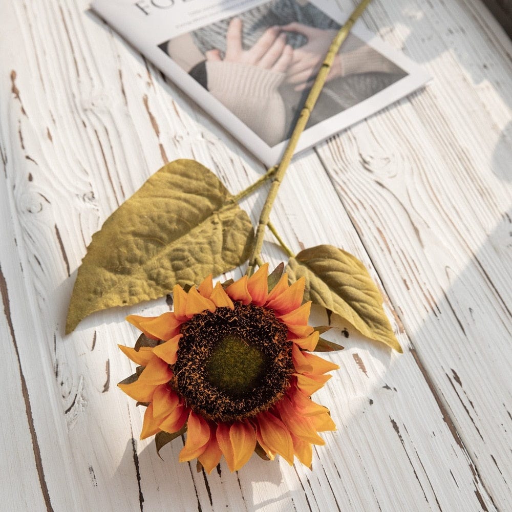 Artificial Sunflower Branch Flower – Viho Shop