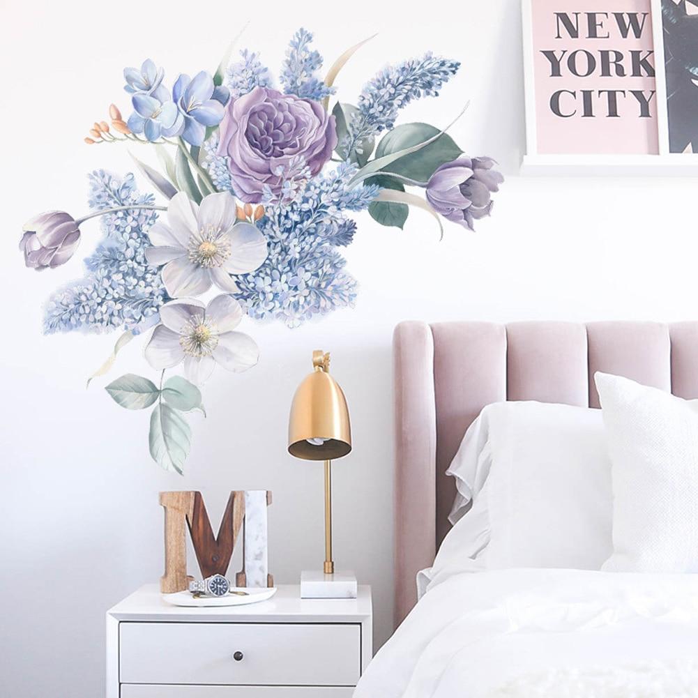 Purple Flowers Wall Sticker – Viho Shop